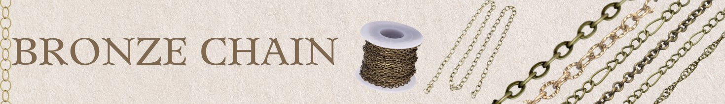 BRONZE COLORED JEWELRY MAKING CHAIN – BEADED CREATIONS