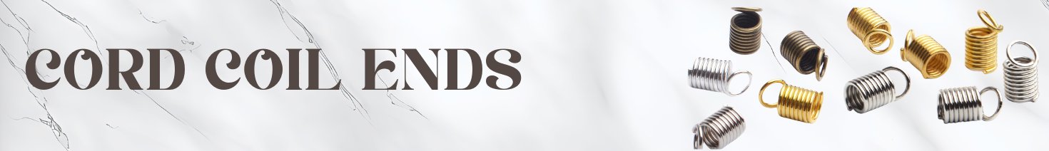 CORD COIL ENDS – BEADED CREATIONS