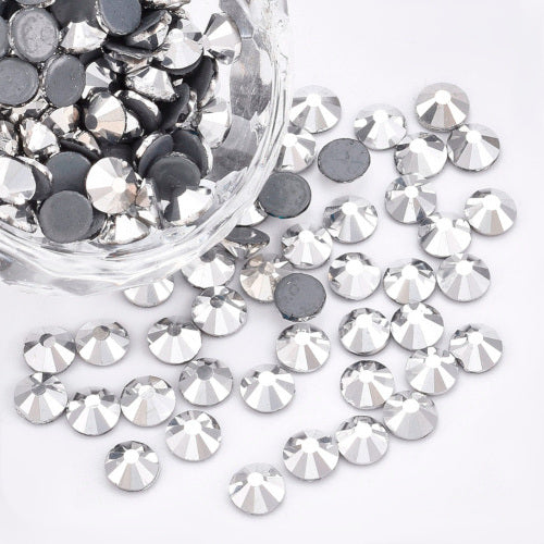 Rhinestones, Hot Fix, Iron On, Jet Silver Flare, DMC Rhinestones, SS20 ...