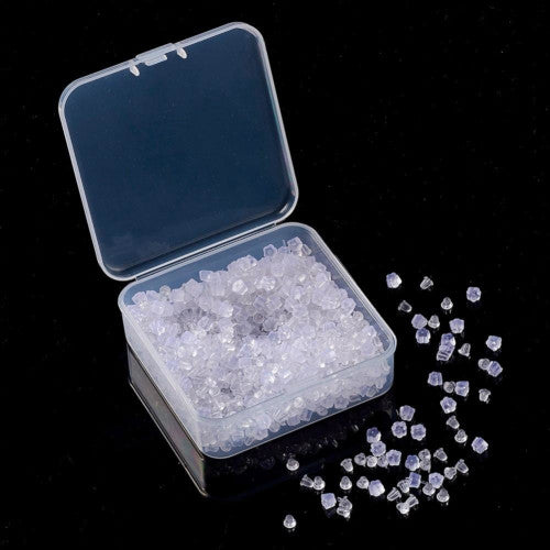 Ear Nuts, Rubber, Earring Backs, Assorted, Clear, 4mm – BEADED CREATIONS