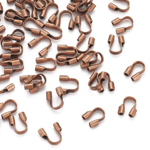 Wire Protectors, Cable Thimble, Brass, Red Copper, 5mm – BEADED CREATIONS
